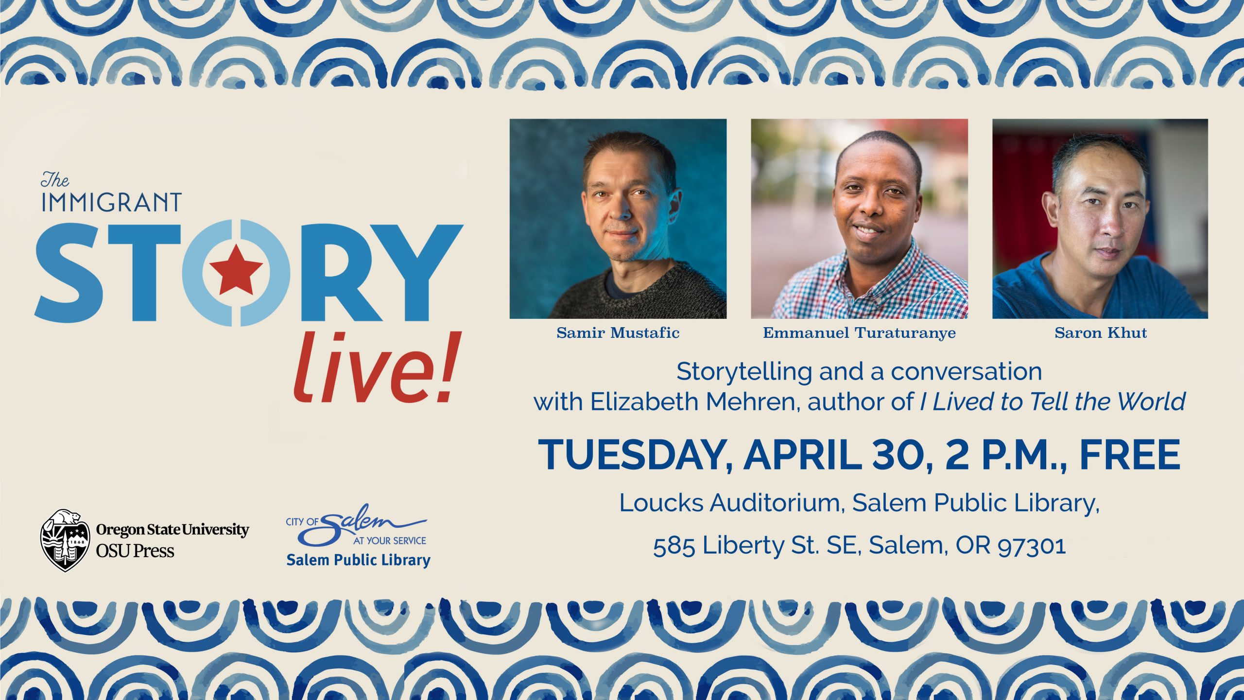 The Immigrant Story Live at Salem Library