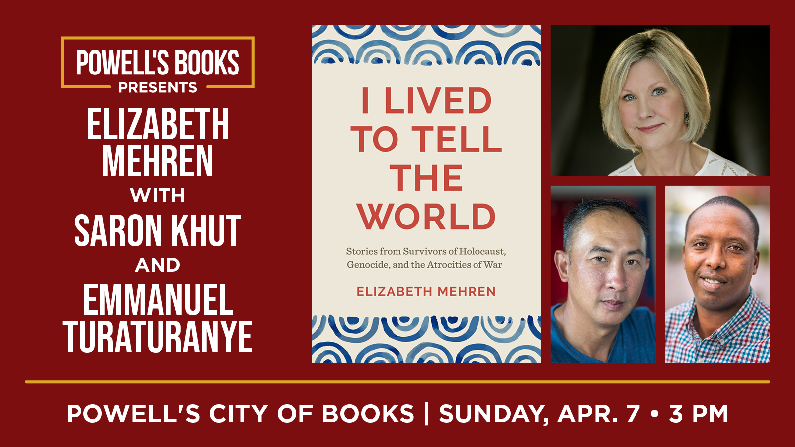 Powell’s Book Talk | I Lived to Tell the World